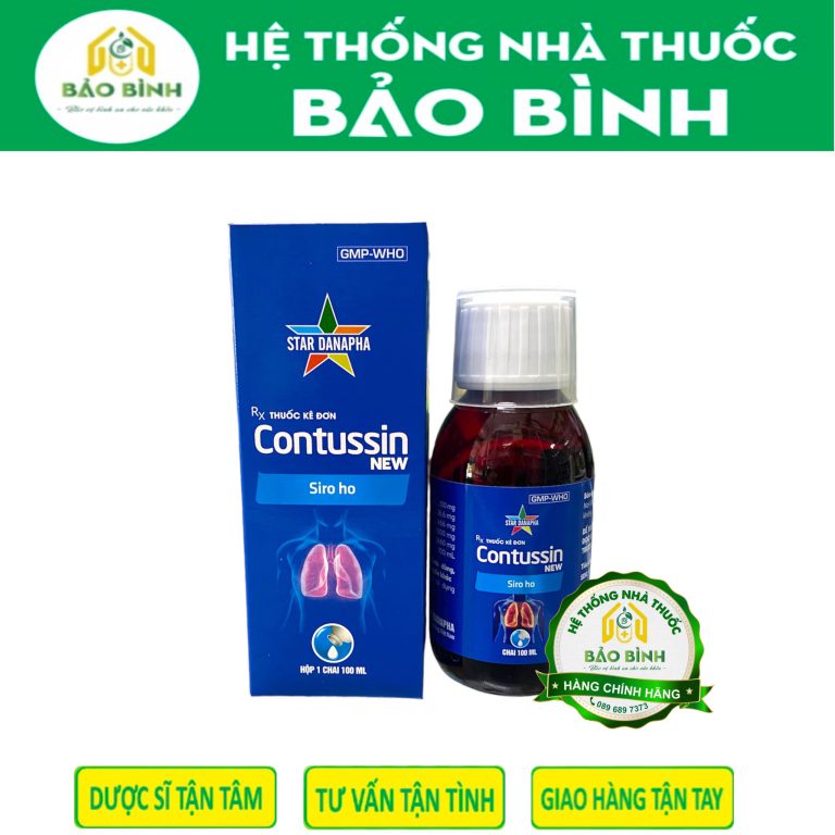 Siro ho Contussin 100ml - Hệ Thống Nhà Thuốc Bảo Bình