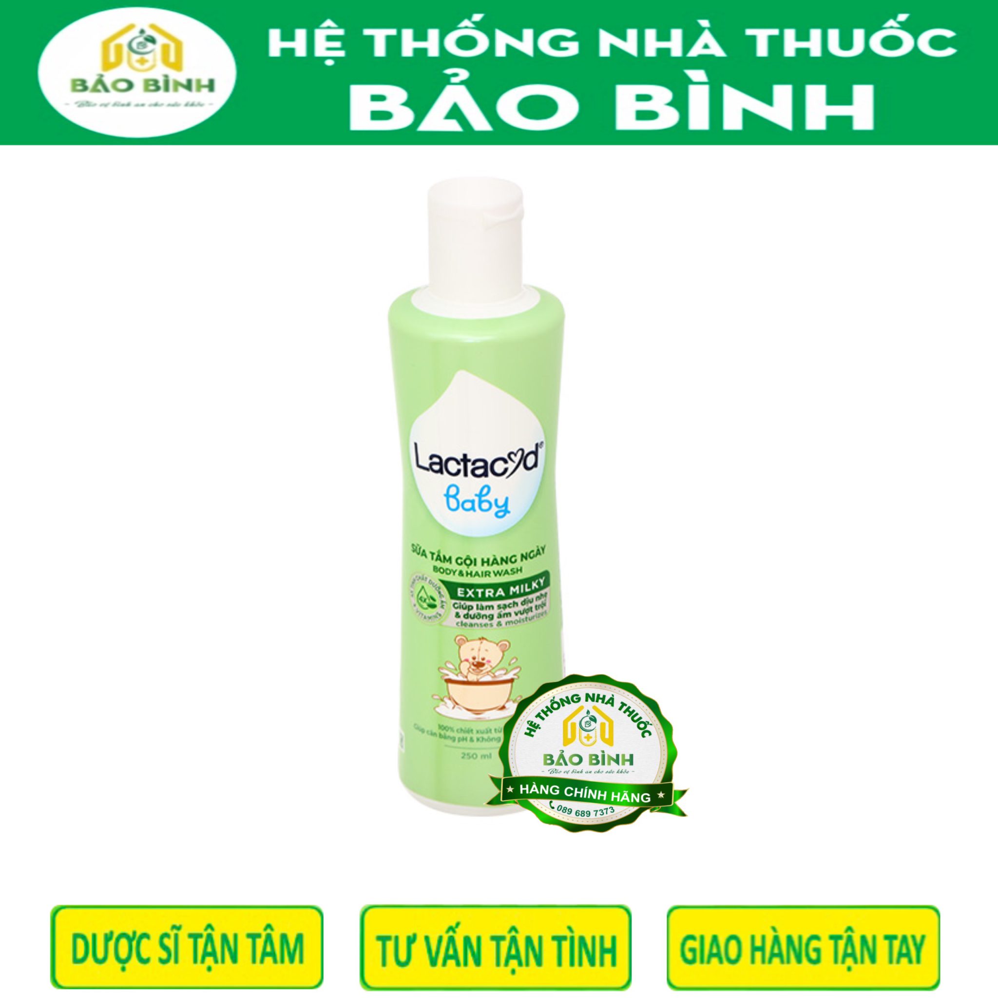 Lactacyd Baby Extra Milky - Hệ Thống Nhà Thuốc Bảo Bình