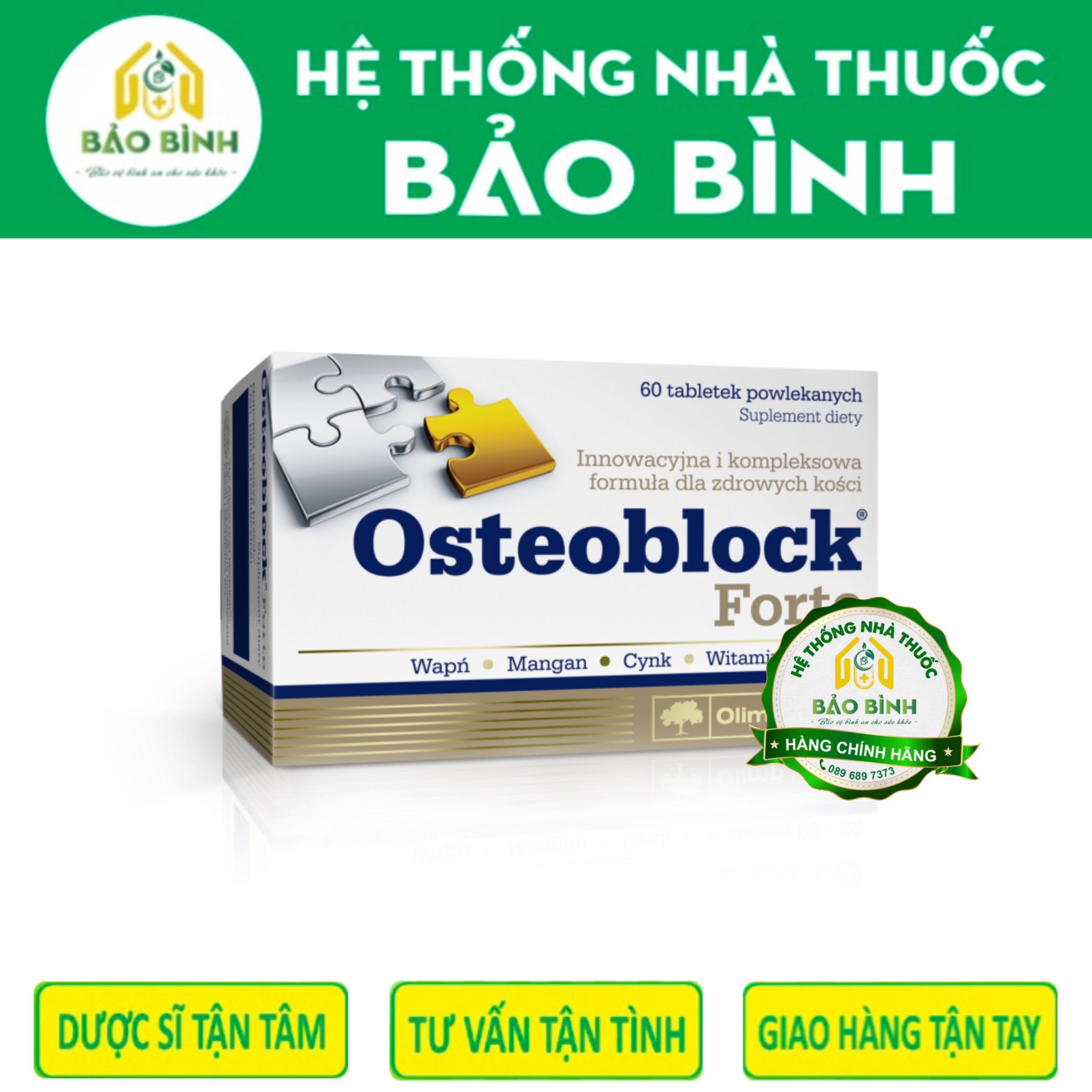 Osteoblock Forte - Hệ Thống Nhà Thuốc Bảo Bình